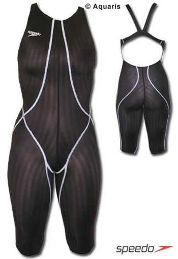 Speedo LZR Racer Kneesuit Women Fastskin Competition Swimsuit