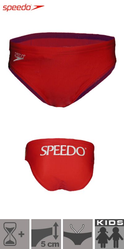 Red swimming trunks boys Speedo
