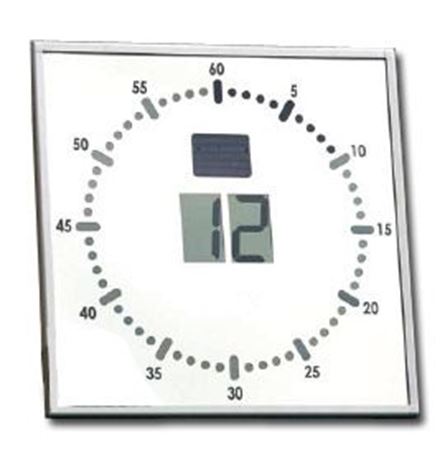 Pace clock with digital digits