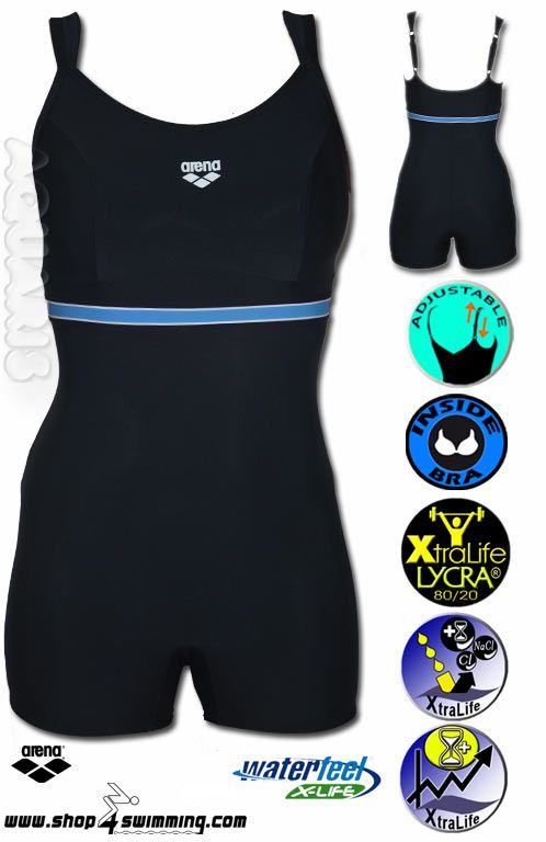 Damen Badeanzug mit Bein Waterfeel