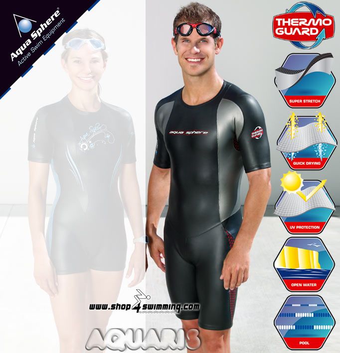 Neopren Schwimm Shorty - 1 mm AquaSkin Neopren - H