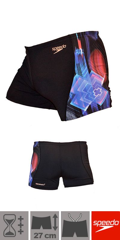 Speedo boxer swimming trunks / Aquashort Endurance+ Digital for men