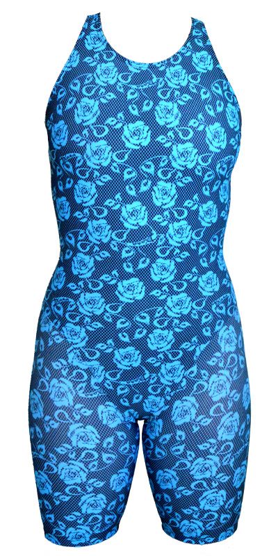Damen Schwimmanzug mit Bein Lacy Knee