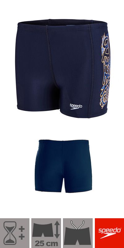 Speedo trunks boxer Logo Sports Panel Aquashort boys Endurance10