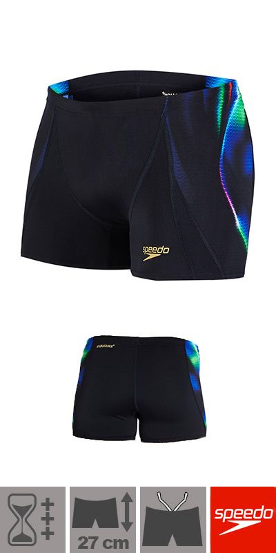 Speedo boxer swimming trunks - X Placement Digi V Aquashort for men