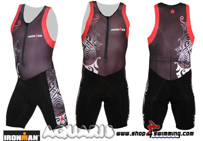 Sleeveless Ironman Triathlon Suit Tattoo Men