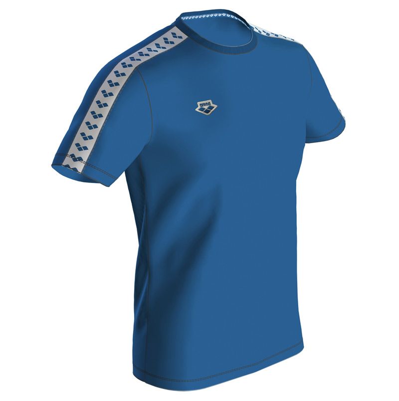 Blue T-Shirt Arena Team with shortsleeve for men