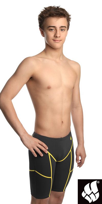Grey jammer for boys Mad Wave PBT Junior