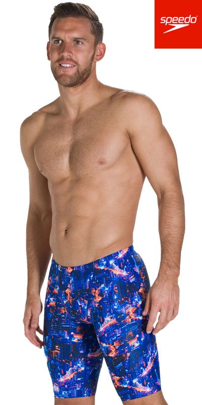 Speedo Jammer Men Digital Flilpturns Allover V Jammer