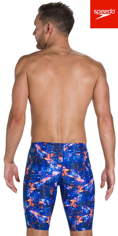 Speedo Jammer Men Digital Flilpturns Allover V Jammer