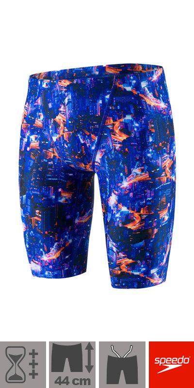 Speedo Jammer Men Digital Flilpturns Allover V Jammer