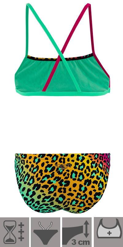 Speedo two piece bikini for women JungleGlare Endurance+ 2 Piece Crossback