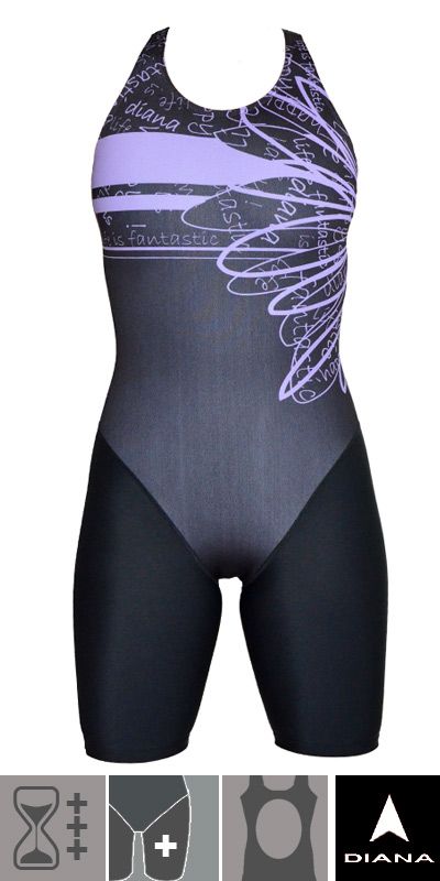 Damen Schwimmanzug mit Bein Margarida Kneesuit