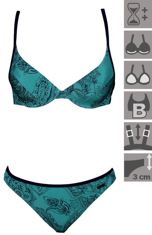 Triumph underwired soft B-cups bikini