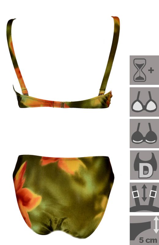 Barbara wired bikini softcups D