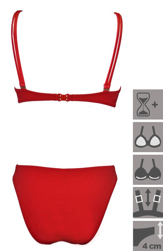 Barbara wired bikini softcups D