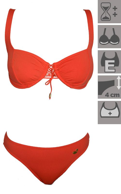 Cups E wired bikini