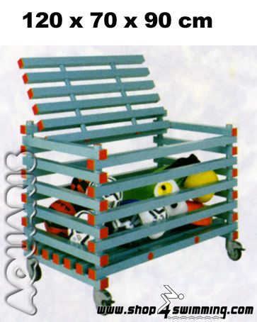 Ball- und Materialwagen aus stabilen Kunststoffpro