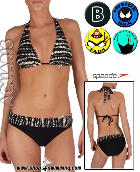 Speedo push up triangle bikini cups B