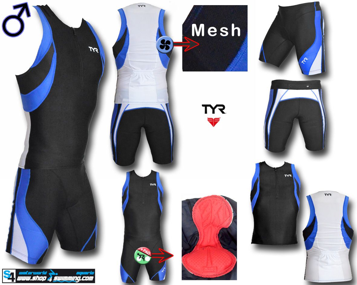 TYR Male Competitor Triathlon Set Short and Single