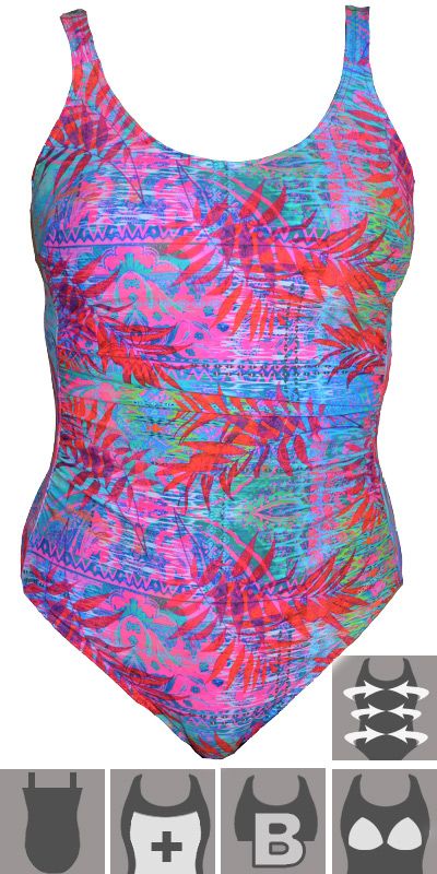 Palm Beach Badeanzug mit Soft Cups B
